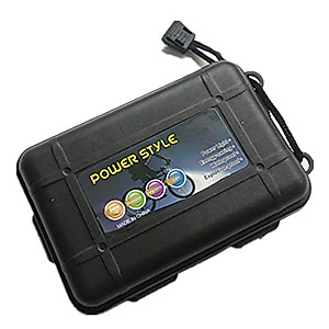 e5e10 Broadhead Case Holds 6Black Plastic Portable Box for Arrowheads (Holds 6)