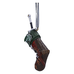 Nemesis Now Lord of The Rings Aragorn Stocking Hanging Ornament 9cm, Resin, Officially Licensed Lord of The Rings Hanging Ornament, Cast in The Finest Resin, Hand-Painted