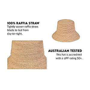 Lack of Color Women's The Inca Bucket Hat (Natural, Medium (57 cm))