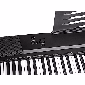 Monoprice with Semi-Weighted Keys Speakers, Multiple Voices and Timbres, Flexible I/O, Built in Metronome, and More (600043)