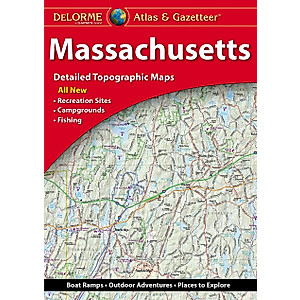 Delorme Atlas & Gazetteer Massachusetts