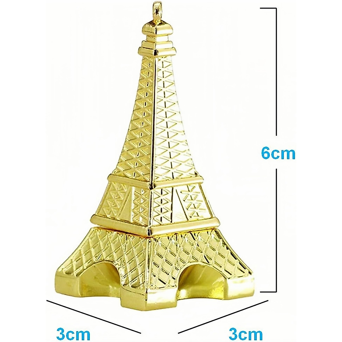 WooTeck 64GB Metal Eiffel Tower USB Flash Drive Golden