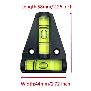 WOYISEPG 2Pcs Magnetic RV Levelers, with Screws Mounting and Magnetism Dual-use, RV Parts Accessories Exterior Leveling Stablilization Levelers