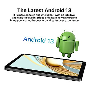 UMIDIGI G3 Tablet PC, 10.1 inch Tablet G3 Tab 3GB +32GB Android 13 6000mAh up to 256GB MT8766 Quad-Core 8MP Rear Camera Face ID Unlocked WiFi +Support Nano-SIM Card +Micro-SD