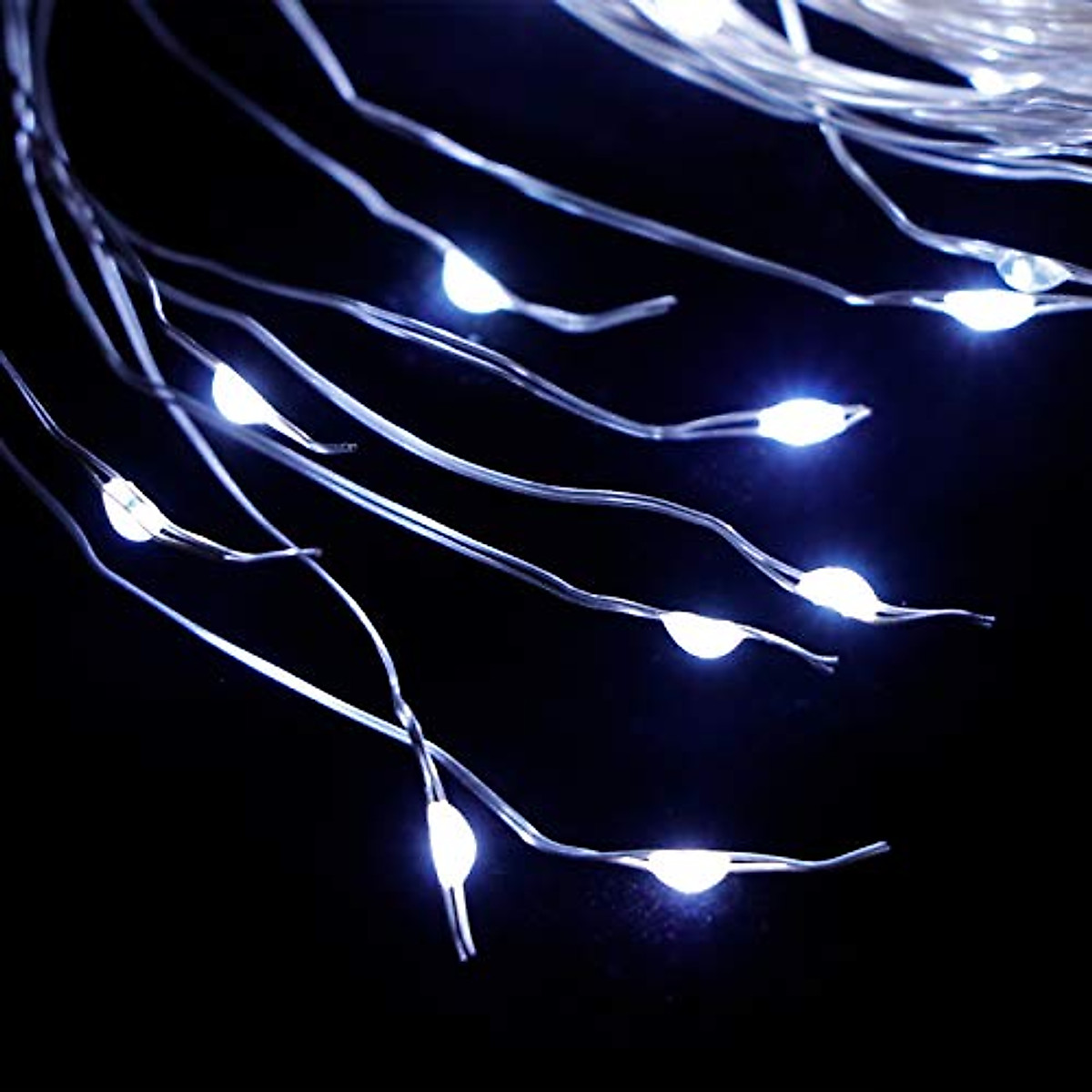 Fairy String Lights, Light Fixture Curtain String Ligh Christmas Light String Decorative Lamp, 8 Modes for Home Garden