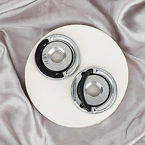 2Pcs Angle Grinder Flange Nuts, 5/8" -11 Quick Clamping Nuts Grinder Flange Locking Nut Metal Angle Grinder Nut for Replacement/Fixing Cutting Discs(1.77 Inches in Diameter)