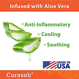 BEXLEY LABS Curaseb Medicated Topical Wipes for Dogs & Cats - Relieve Skin Issues, Hot Spots & Acne - 50 Wipes