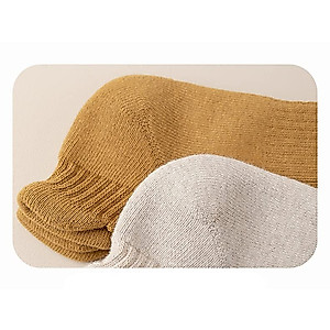 ADILAIDUN Ankle Socks Womens Athletic Thick Cushioned Running Low Cut No Show Athletic Sports Sokcs 4-12 Size (White-5 Pairs)