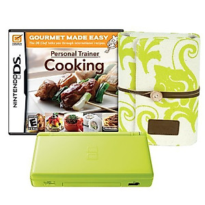 Nintendo DS Lite Green Spring Bundle w/Personal Trainer: Cooking