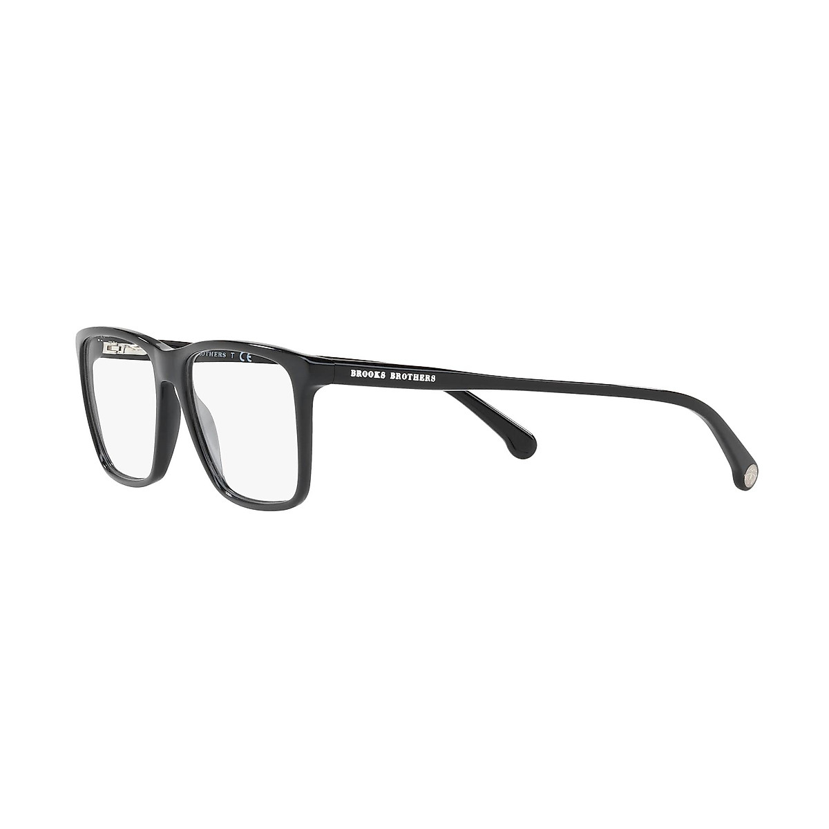 Brooks Brothers Men's BB2037 Square Prescription Eyewear Frames, Black/Demo Lens, 57 mm