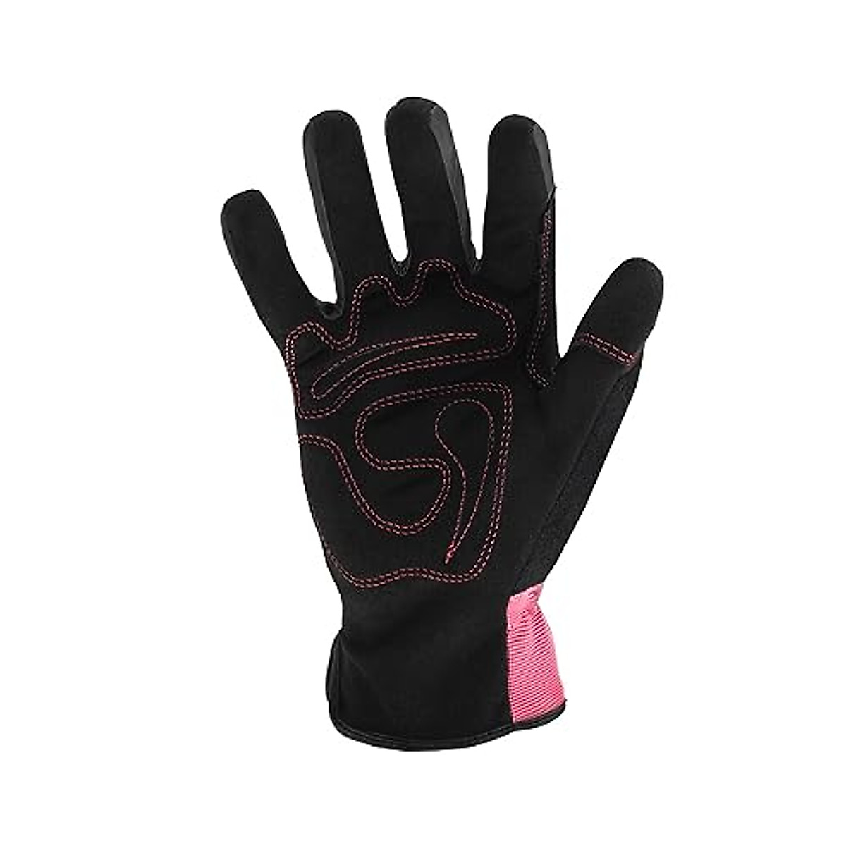 Ironclad Tuff Chix Women's Work Gloves TCX, Designed for Women's Hands, Performance Fit, Durable, Machine Washable, (1 Pair), MEDIUM Pink