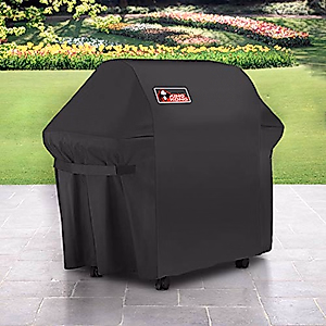 Kingkong Gas Grill Cover 7553 | 7107 Cover for Weber Genesis E and S Series Gas Grills Includes Grill Brush, Tongs and Thermometer