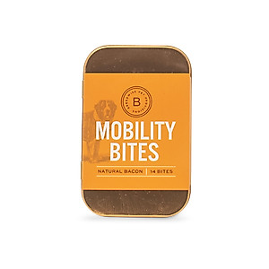 Breedwise Pet Provisions Mobility Bites for Dogs, Bacon-Flavored Glucosamine Dog Treats, Hip Health and Joint Supplement for Dogs, 100 Bites, 450 g