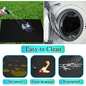 UBeesize 48x60 inch Under Grill Mat,Fireproof Flame Retardant Mat for Under Grill,Grill mats for Outdoor Grill Deck Protector,BBQ Mat for Under BBQ，Waterproof and Oil-Proof，Reusable