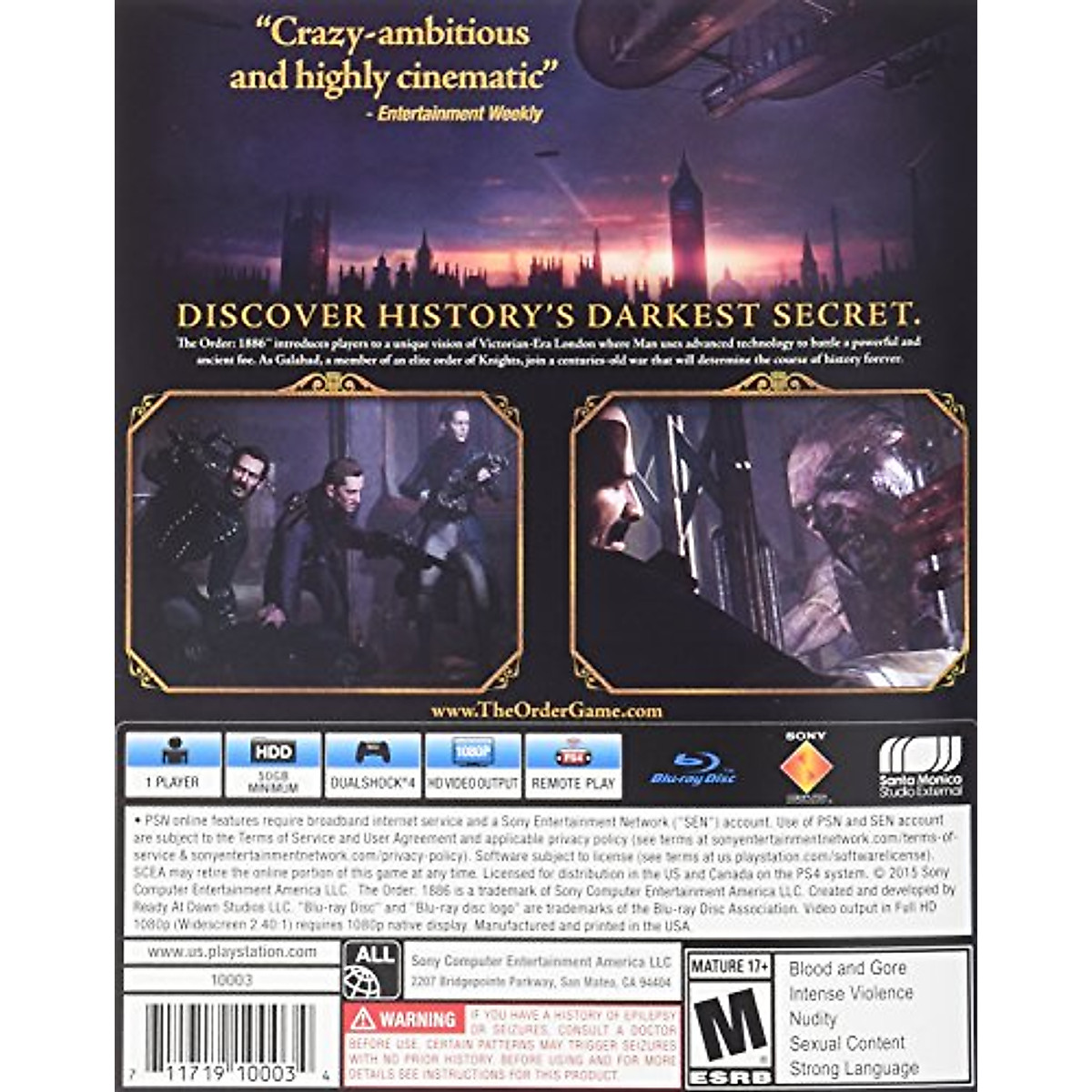 The Order: 1886 - PlayStation 4