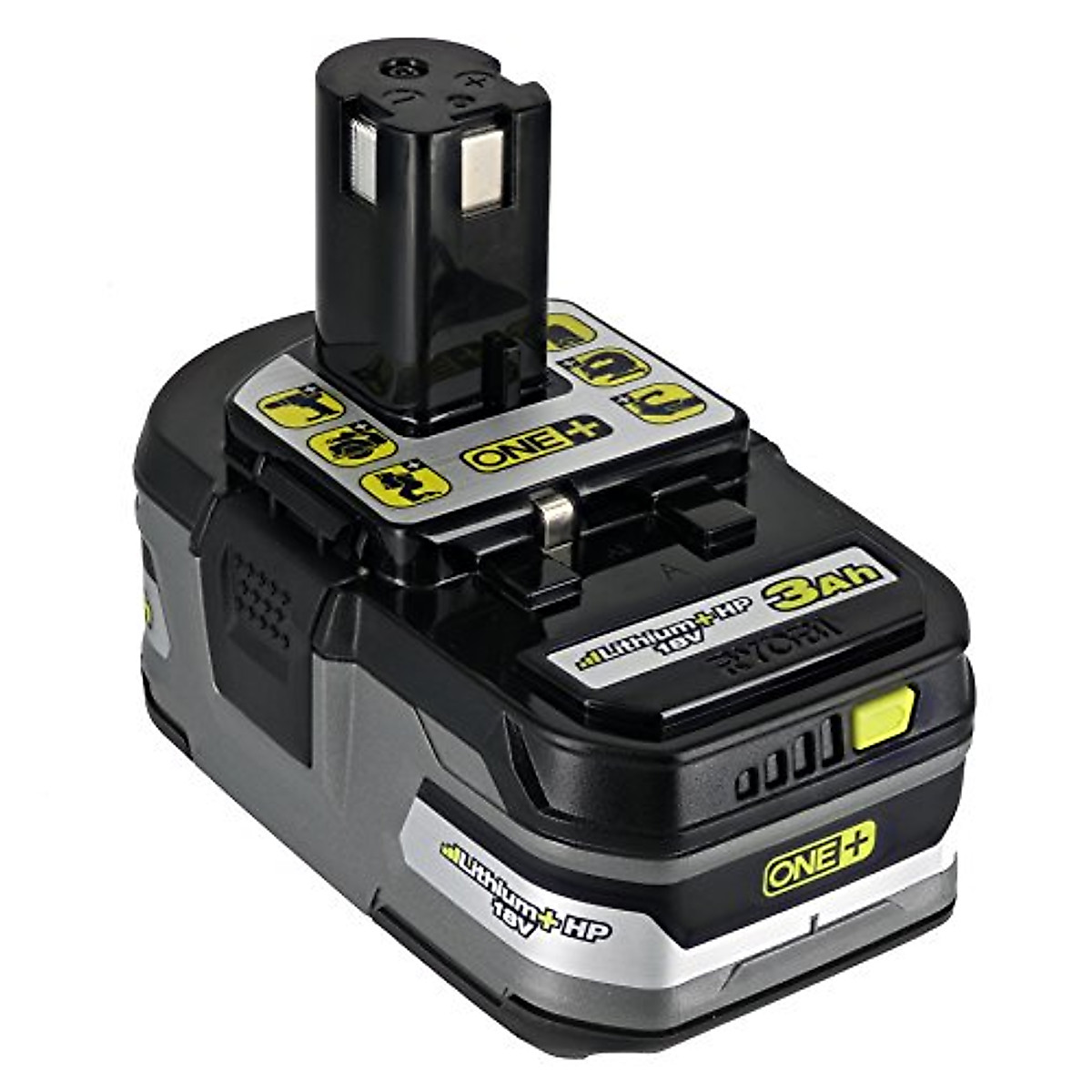 (2) Ryobi One+ 18v Lithium Plus HP Batteries 3Ah Li-Ion P191