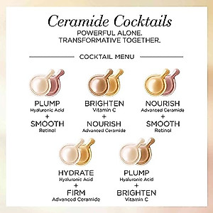 Elizabeth Arden Vitamin C Ceramide Capsules Serum, Daily Skin Care, Brightening Face Serum, 30 Count