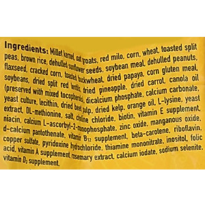 Hagen Tropimix Enrichment Food for Cockatiels & Lovebirds, 2 lb. - HARI Parrot Food with Seeds, Fruit, Nuts, Vegetables, Grains, and Legumes