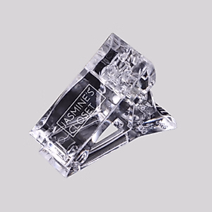 Jasmine’s Closet® Premium Nail Clips (5 Pack) - Eliminate Air Bubbles - Strong, Sturdy & Sets Glue Perfectly - Salon Quality Nails at Home