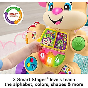 Fisher-Price Laugh & Learn Baby & Toddler Toy Smart Stages Learn With Sis Walker, Educational Music Lights And Activities