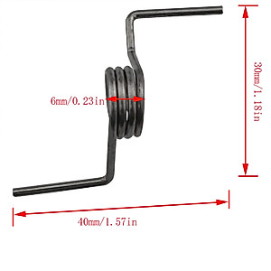 CHENJIN DA61-08314B Refrigerator Divider Door Spring 2PCS Refrigerator Replacement Part Fit for Refrigerators Use with DA61-03230B Door Hinge French