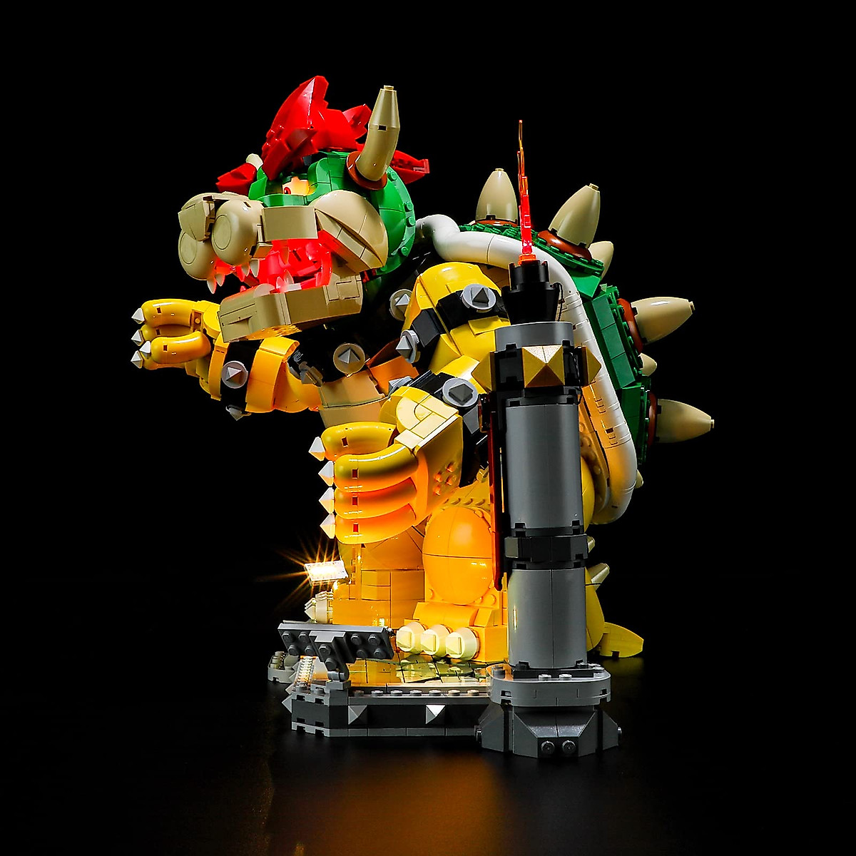 BRIKSMAX Led Lighting Kit for LEGO-71411 The Mighty Bowser - Compatible with Lego Super Mario Building Blocks Model- Not Include Lego Set