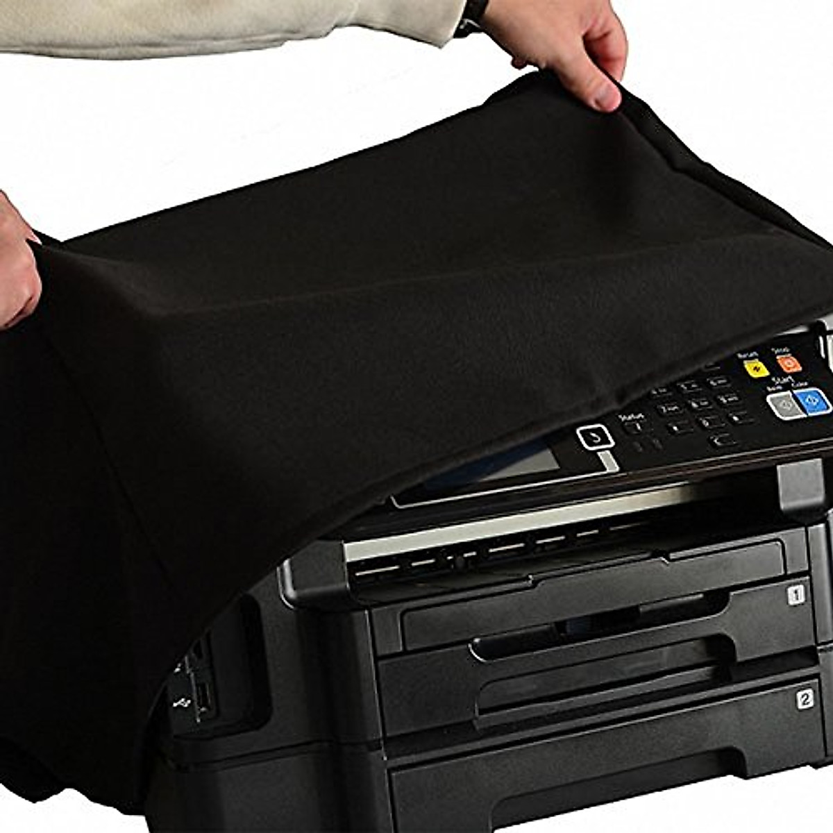 LKXHarleya Printer Dust Cover for Brother MFC-7360DW Printer - Waterproof Antistatic Heavy Duty Fabric Printer Cover Protector, 16.9" x 16.9" x 12.6"