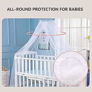 SH-RuiDu 1PC Crib Dome Net Baby Child Mosquito Net Newborn Foldable Mosquito Mesh Net