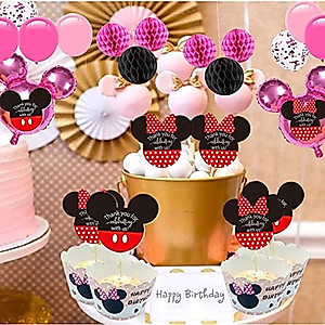 Mouse Stickers Vinyl Chalkboard Stickers 2.38 x 2In Thank You Stickers Mouse Head Stickers-200 Pcs PVC Stickers for Envelope Seals Birthday Party Baby Shower Decor
