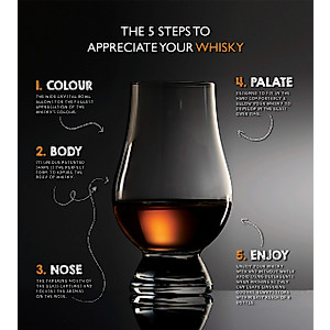 GLENCAIRN Whiskey Glass, Gift Set of 2 in Travel Case