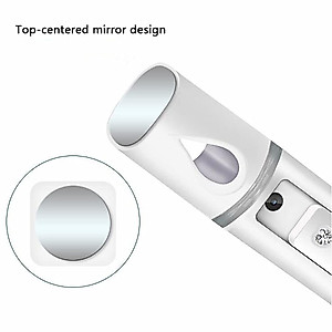 Nano Mist Sprayer - Makina Usb Charging Handheld Facial Beauty Skin Care Products Big Water Tank Ultrasonic Moisturizing Mini Nano Mister (L2White)