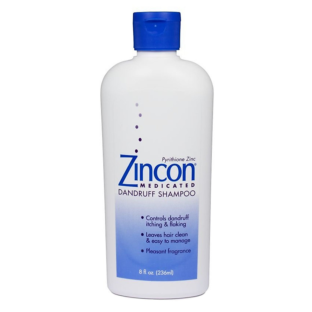 Zincon Medicated Dandruff Shampoo, 8 fl oz (Pack of 2)