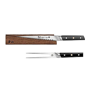 Cangshan TC Series 1020502 Swedish 14C28N Steel Forged 2-Piece Carving Set