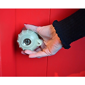 HOME-X Silicone Doorknob Bumper Grips, Childproof Door Handle Safety Covers, Set of 3