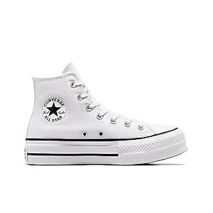 Converse Women's Chuck Taylor All Star Lift High Top Sneakers, White/Black/White, 7 Medium US