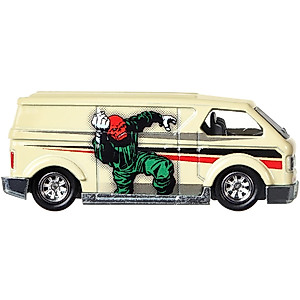 Hot Wheels Toy Car,1:64 Scale Premium Die-Cast MBK Van, Real Riders Tires, Metal/Metal Chassis & Body, Pop Culture Deco for Kids & Collectors