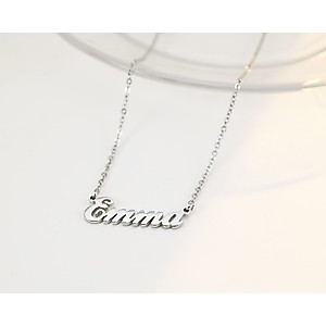 GR859C Custom Name Pendant 18K Stainless Steel Silver Women Men Birthday Gift Name for David