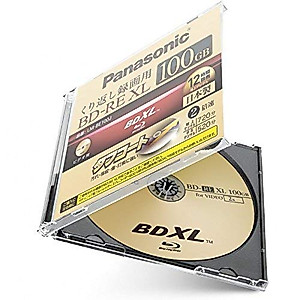 Panasonic Blu-ray BD-RE XL Rewritable BDXL Disk 100 GB 2x Speed Triple Layer Single Pack