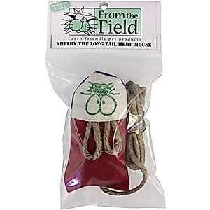 From The Field Shelby The Long Tail Hemp Mouse Catnip Toy
