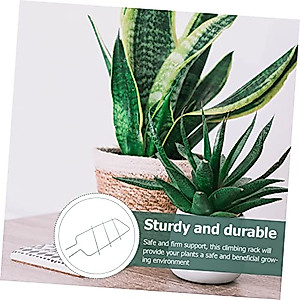 Yardwe 2pcs Plant Climbing Trellis Metal Planters for Outdoors Mini Plants Plant Stand Outdoor Cucumber Trellis Climbing Rose Trellis Artificial Trellis Gardening Accessory Rattan Frame