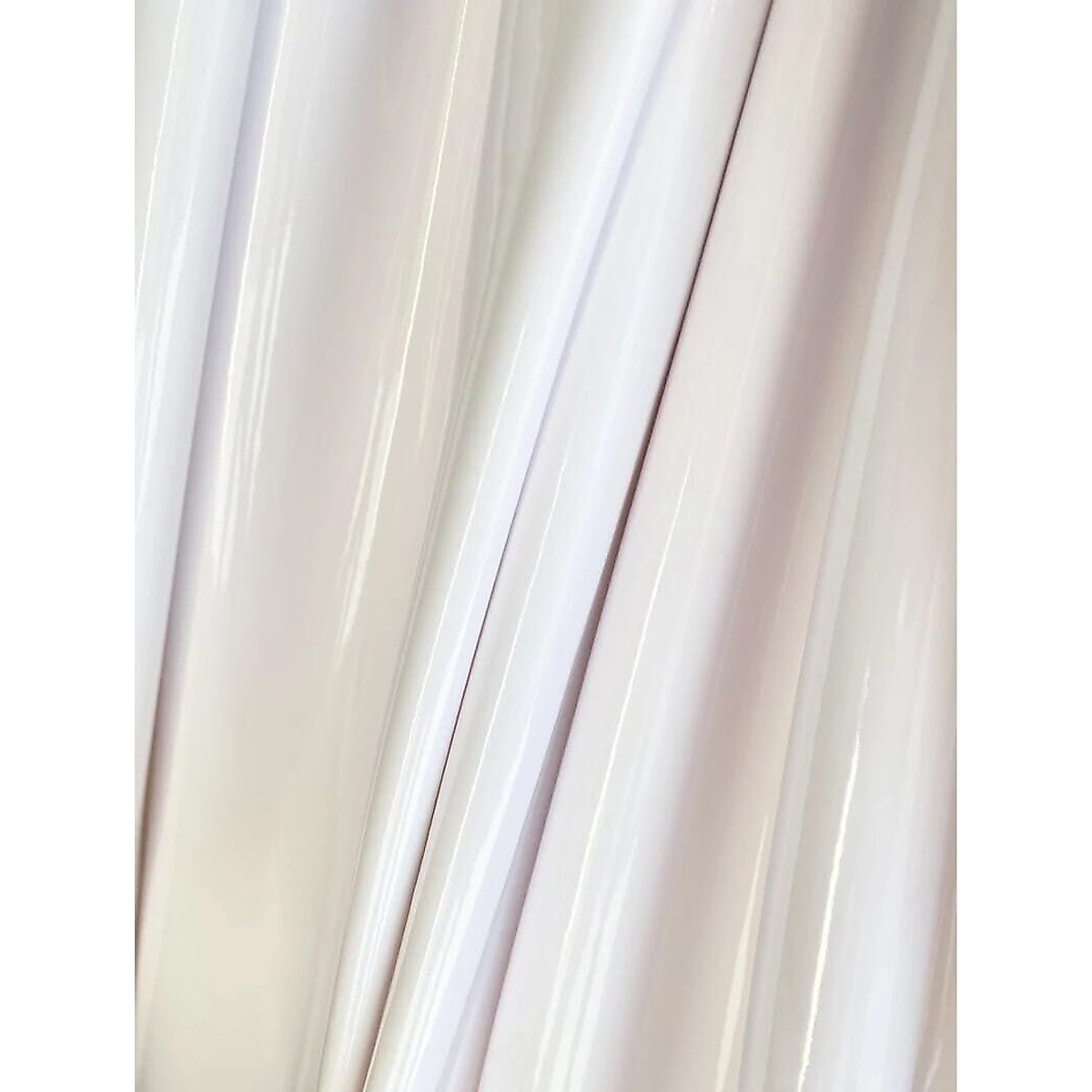 Prime Fabric, Shiny White 4-Way Stretch Vinyl Latex Fabric by The Yard, 60" Wide, DIY, Crafts, Club Wear, Costumes, Cosplay