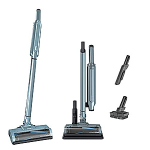 Shark WS632BLBRN WANDVAC System Ultra-Lightweight Powerful Cordless Stick Vacuum with Boost Mode, Charging Dock, Blue
