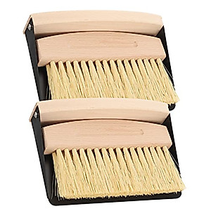 Kisangel 6 Sets Small Desktop Broom car Cleaning goo Multi Function Cleaning Brush Multi Functional Cleaning Brush car Broom car Cleaning car Vent Cleaner Mini Iron dust Collector