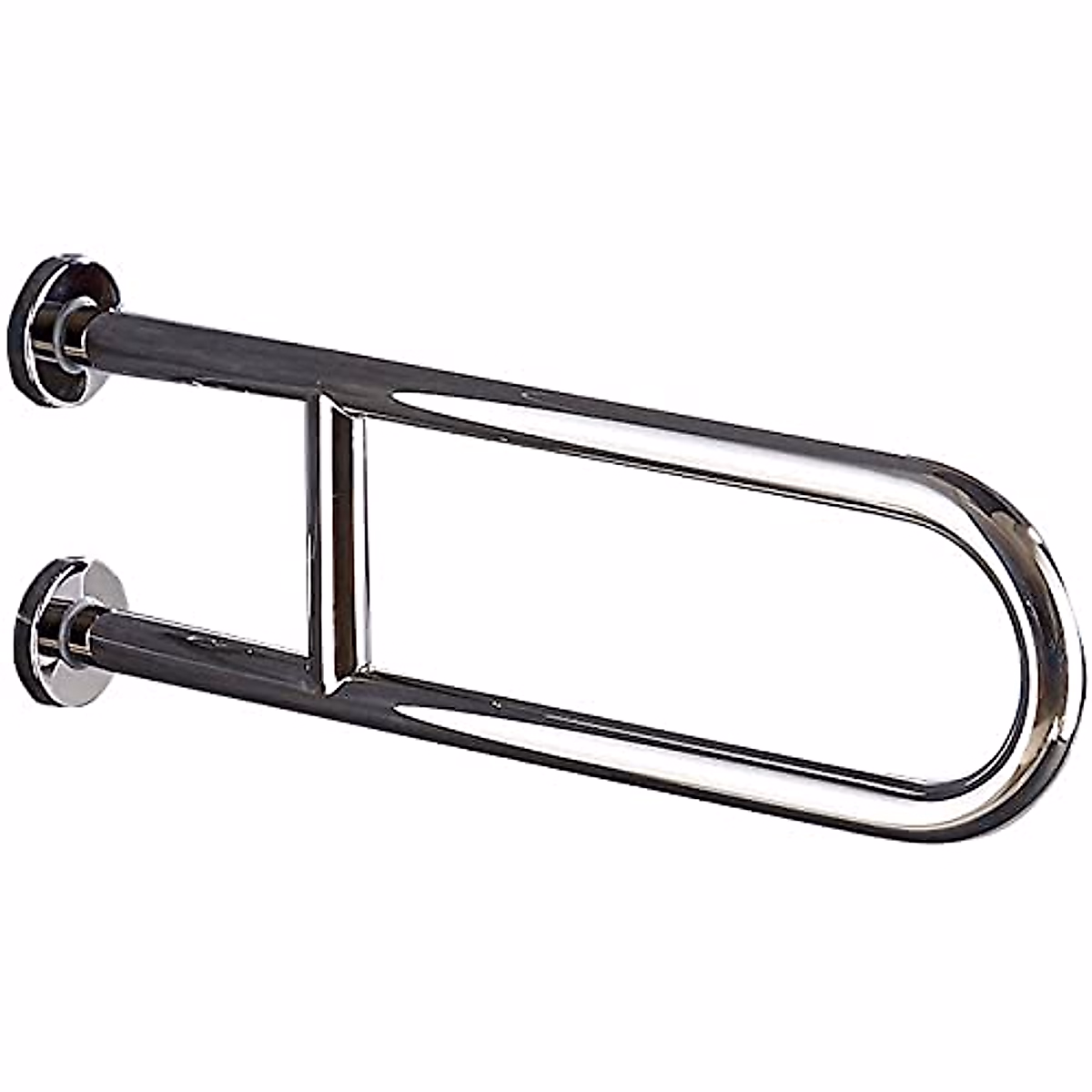 Grab Bars for Bathtubs and Showers, 24" U-shaped Bathroom Grab Bar, 304 Stainless Steel Wall Mount Safety Toilet Handle, Non-slip Balance Bar, Elderly Assist Support Railing, Easy to Grip Safety Showe
