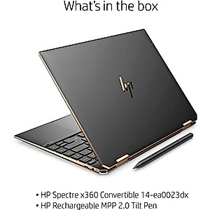 HP - Spectre x360 2-in-1 13.5" 3K2K OLED Touchscreen Laptop - Intel Evo Core i7 1195G7 2X TB4 MPP 2.0 Tilt Pen Included Windows 11 Home+ HDMI Cable (16GB RAM | 1TB PCIe SSD+32GB Intel Optane)