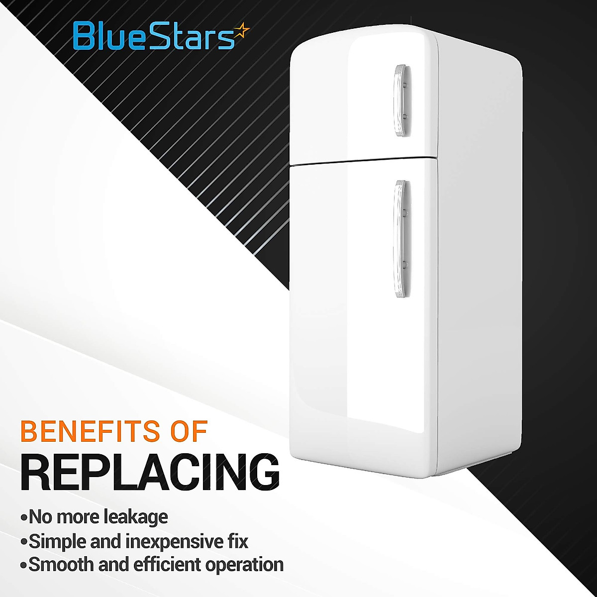 BlueStars 2-Pack 2206670B Dispenser Grille - Easy to Install, Compatible with Whirlpool and Kenmore Refrigerators - Replaces WP2206670B, W10171993, W10189532, WP2206670BVP