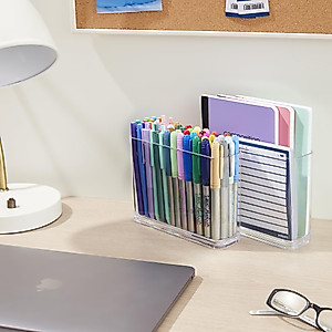 STORi Clear Plastic Holder for Napkins | set of 2