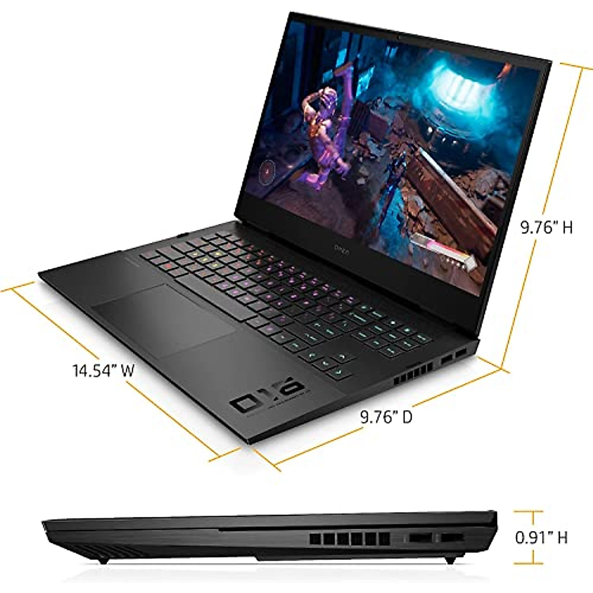 HP - OMEN Gaming 16.1" Laptop - AMD Ryzen 7 6800H- 16GB DDR5 Memory - AMD Radeon RX 6650M- 1TB SSD - Mica Silver (16.1" 16GB 1TB PCIe)