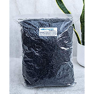 MagicWater Supply Soft & Thin Cut Crinkle Paper Shred Filler (1/2 LB) for Gift Wrapping & Basket Filling - Black