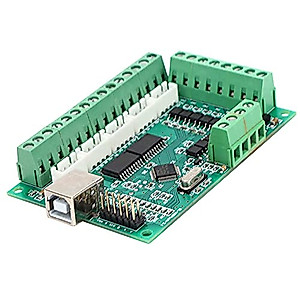 Davitu Motor Driver - Driver Board CNC USB 100Khz Branch 5 Axis Port Driver Motion Control Card 12-24V Controller Board